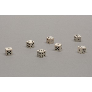 Dado d6 8mm legno naturale