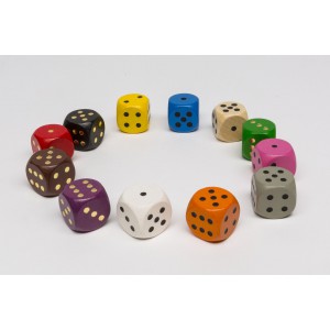 Dado 12mm Bianco (25 pezzi) - EveryGameYouPlay